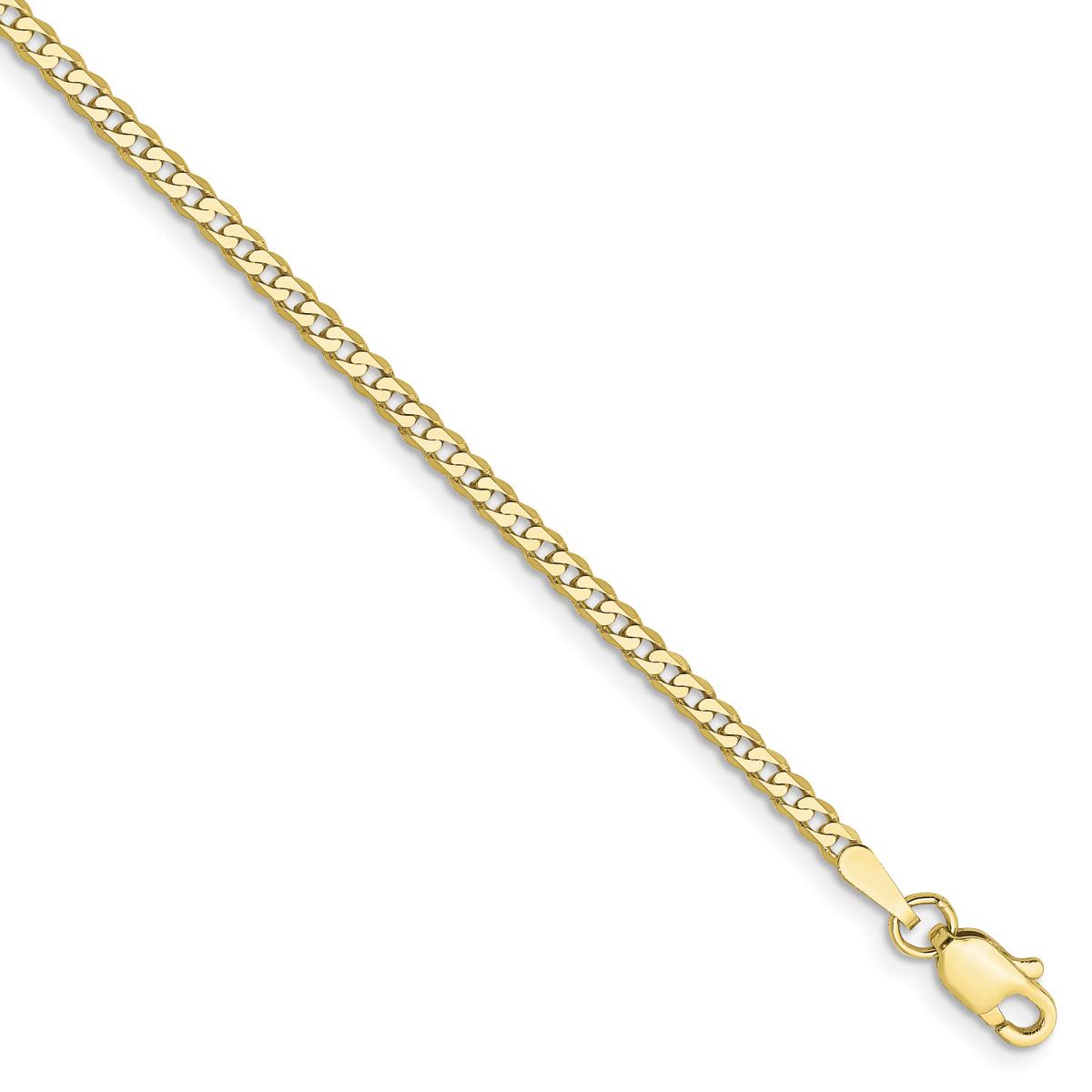 Click here for Gold Classics(tm)10kt. Gold 2.2mm 10in Beveled Cha... prices