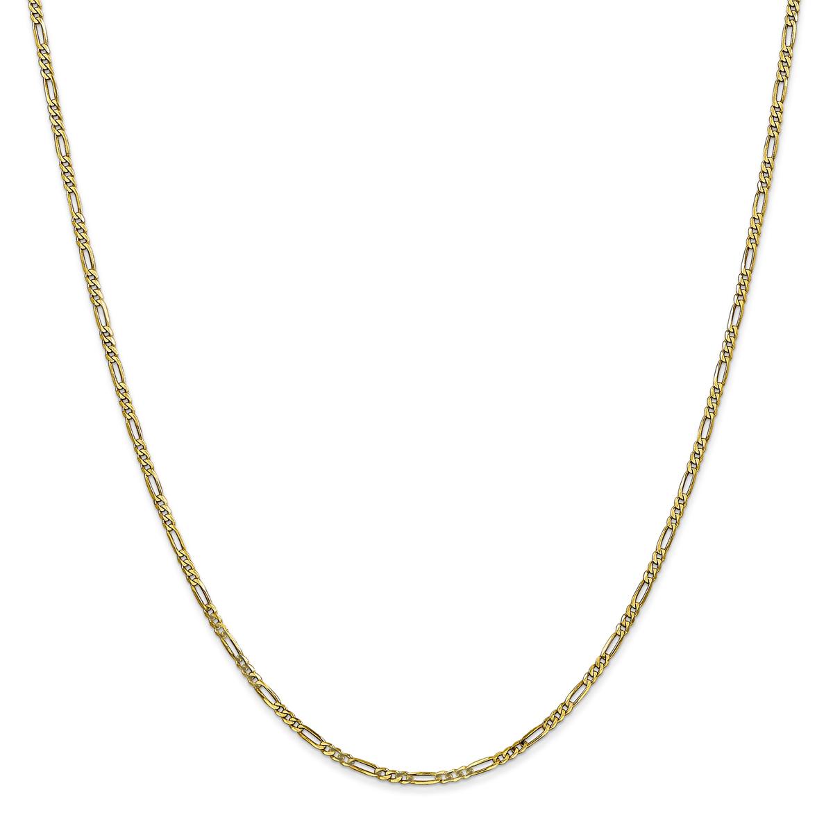 Click here for Gold Classics(tm) 10kt. 1.75mm 7in. Polished Figar... prices