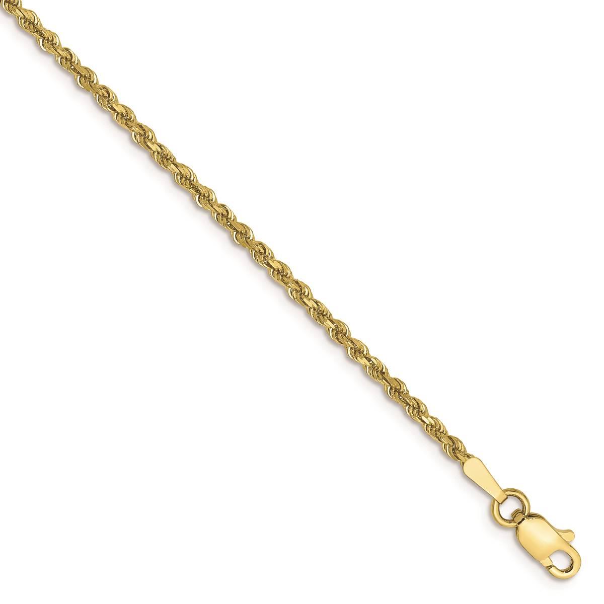 Click here for Mens Gold Classics(tm) 10kt. 1.75mm 8in. Diamond-C... prices