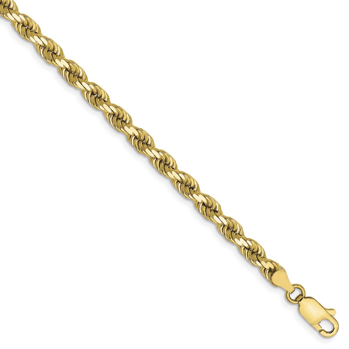 Click here for Mens Gold Classics(tm) 10kt. 4mm Diamond-cut Rope... prices
