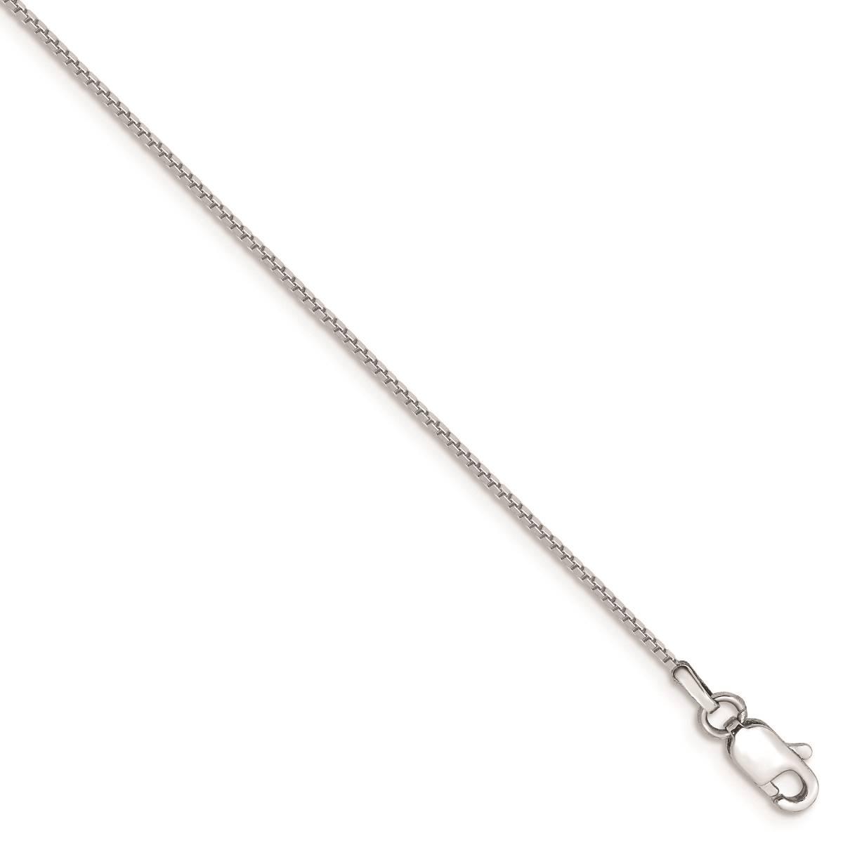Click here for Gold Classics(tm) 10kt. White Gold 0.9mm 9in. Ankl... prices
