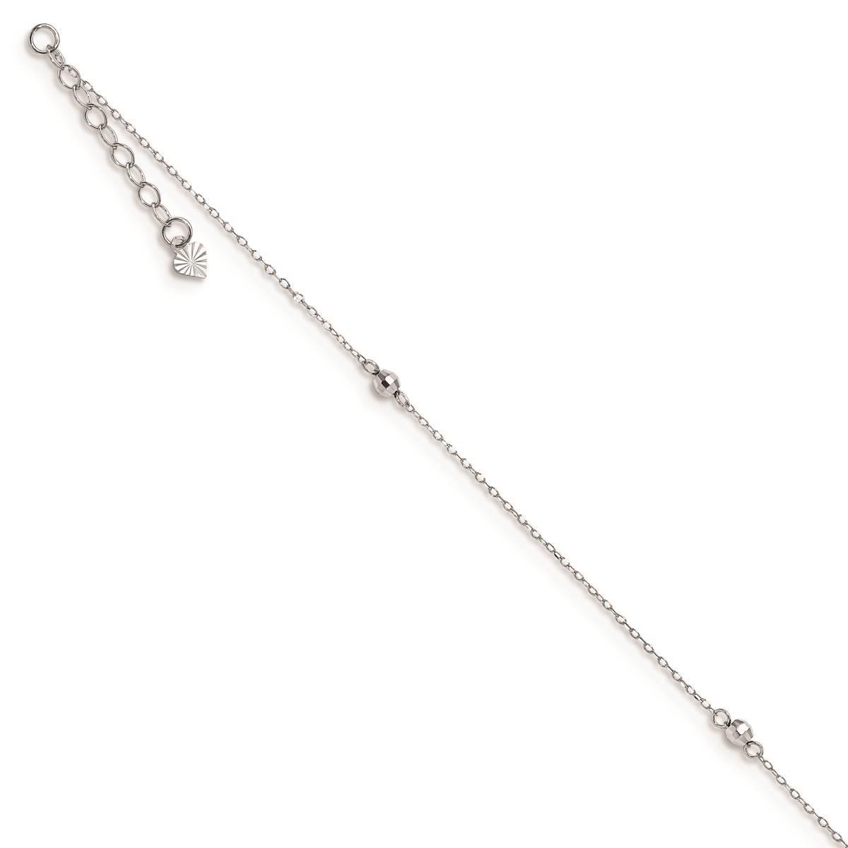 Click here for Gold Classics(tm) 14kt. White Gold Mirror Beaded 9... prices