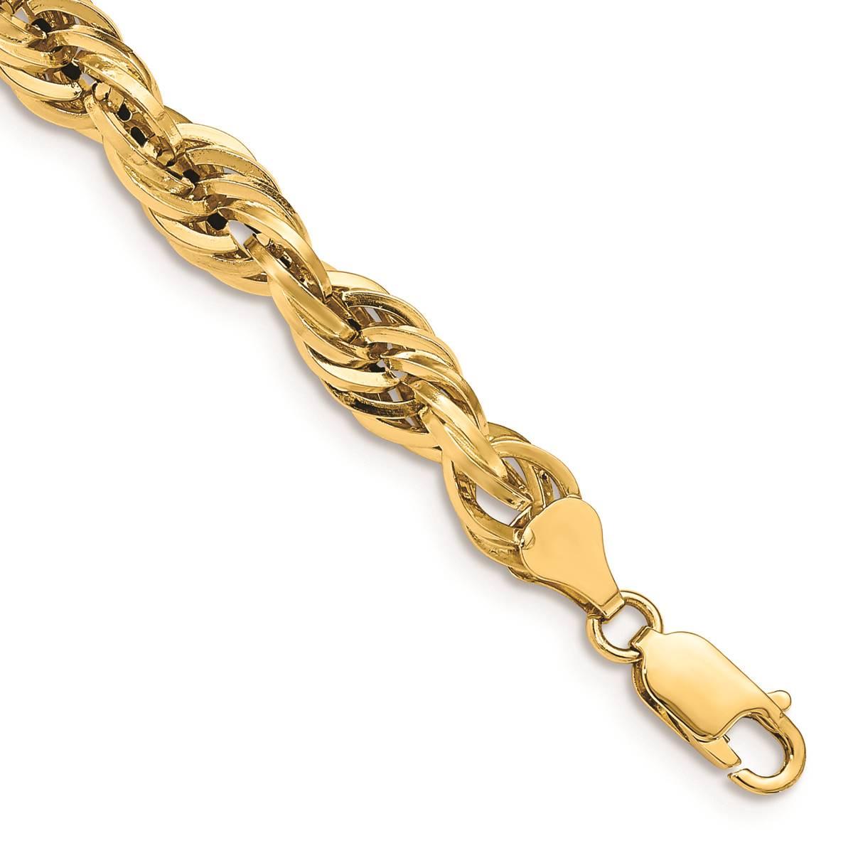 Click here for Mens Gold Classics(tm) 7.0mm. 14kt. Semi Solid Rop... prices