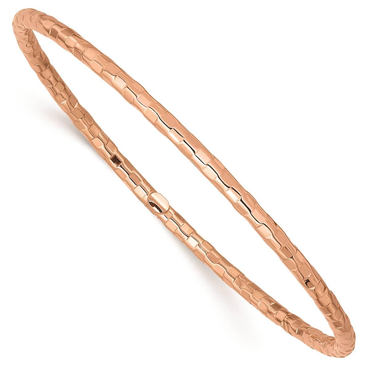Click here for Gold Classics(tm)14kt. Rose Gold Polished Textured... prices