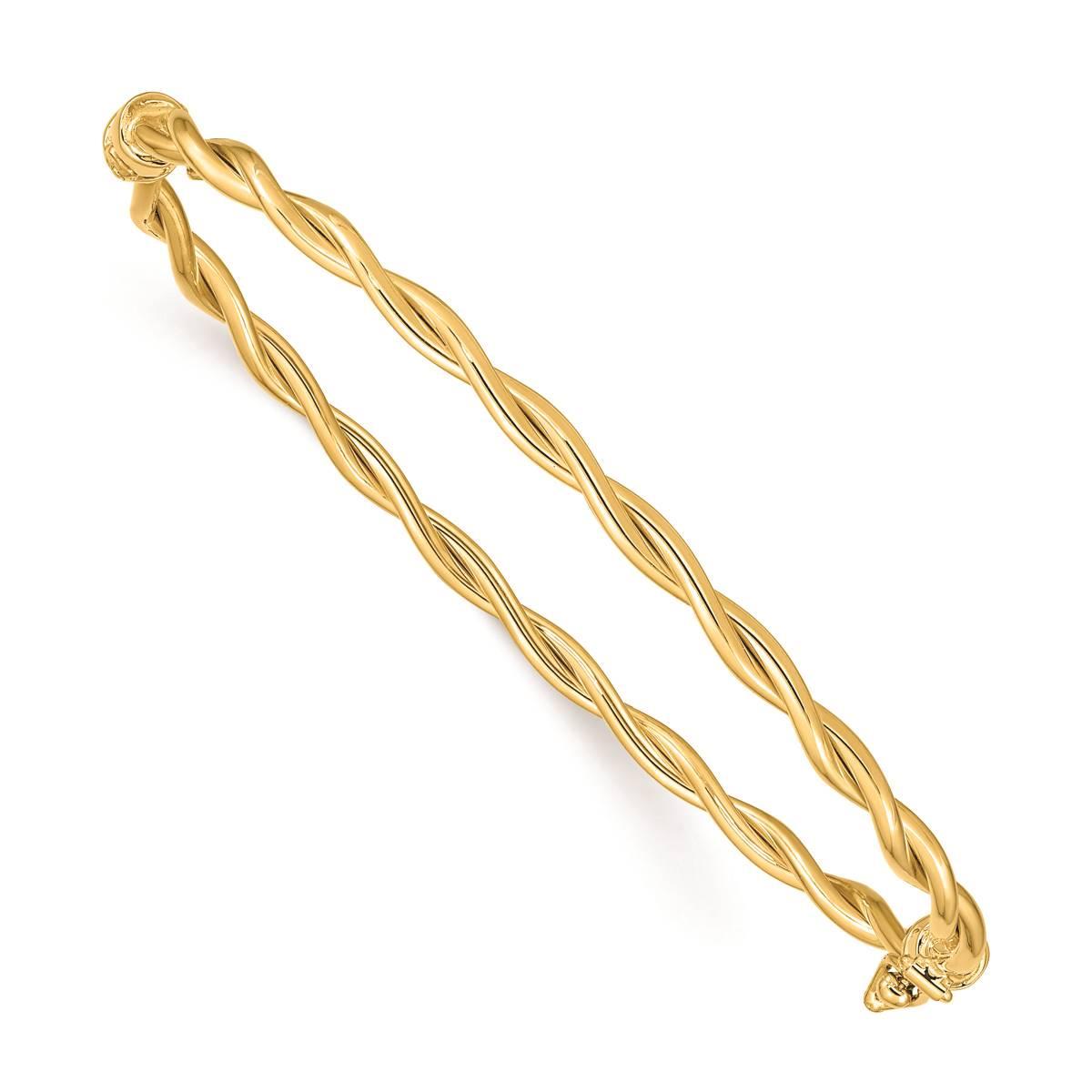 Click here for Gold Classics(tm) 14kt. Yellow Gold Twisted Hinged... prices