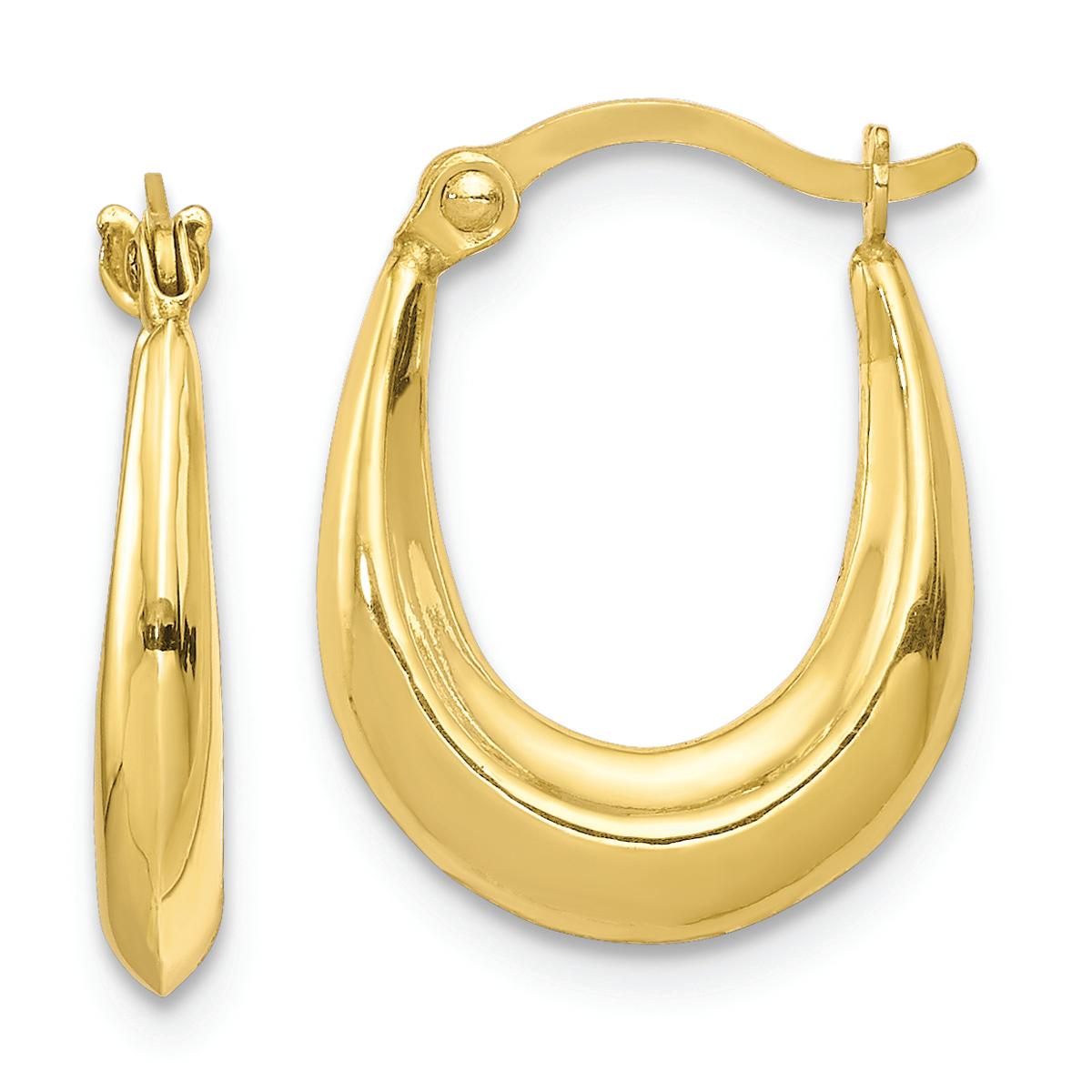 Click here for Gold Classics(tm) 10kt. Hollow Hoop Earrings prices