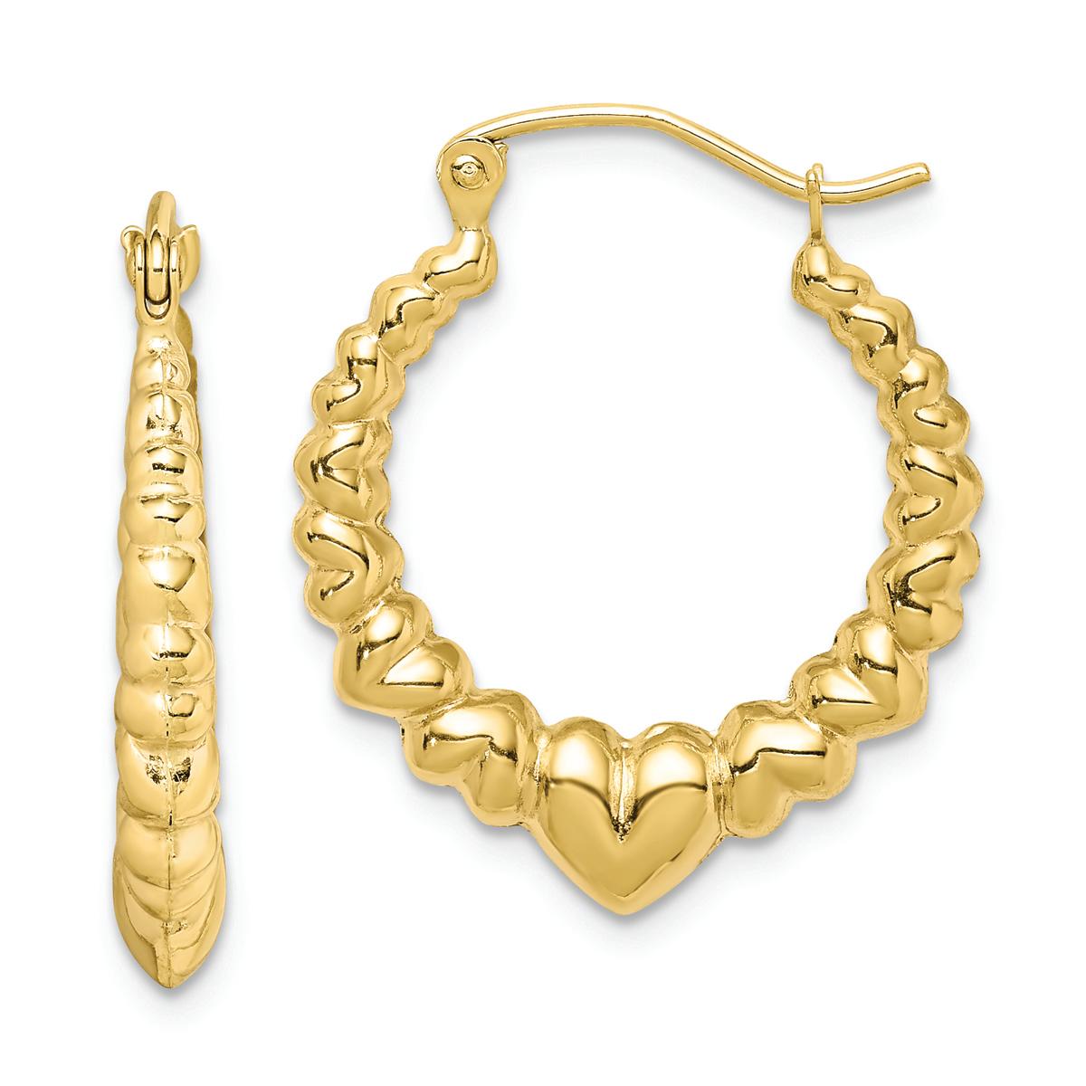 Click here for Gold Classics(tm) 10kt. Polished Hollow Classic Ea... prices