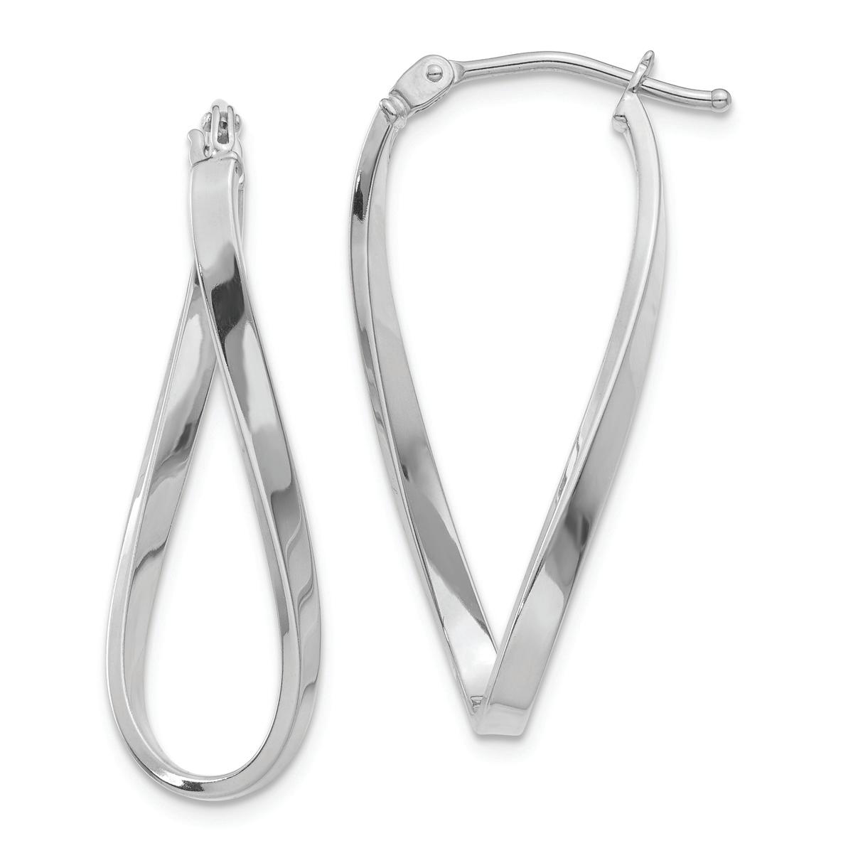 Click here for Gold Classics(tm) 10kt. White Gold Small Twisted E... prices