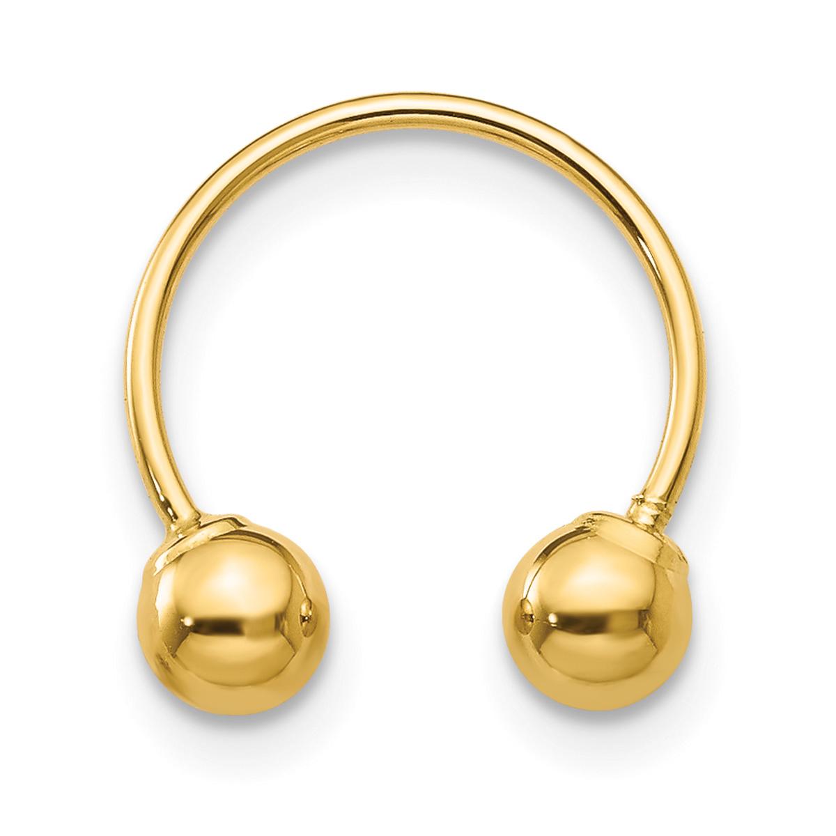 Click here for Gold Classics(tm) 14kt. Madi K Single Beaded Half... prices