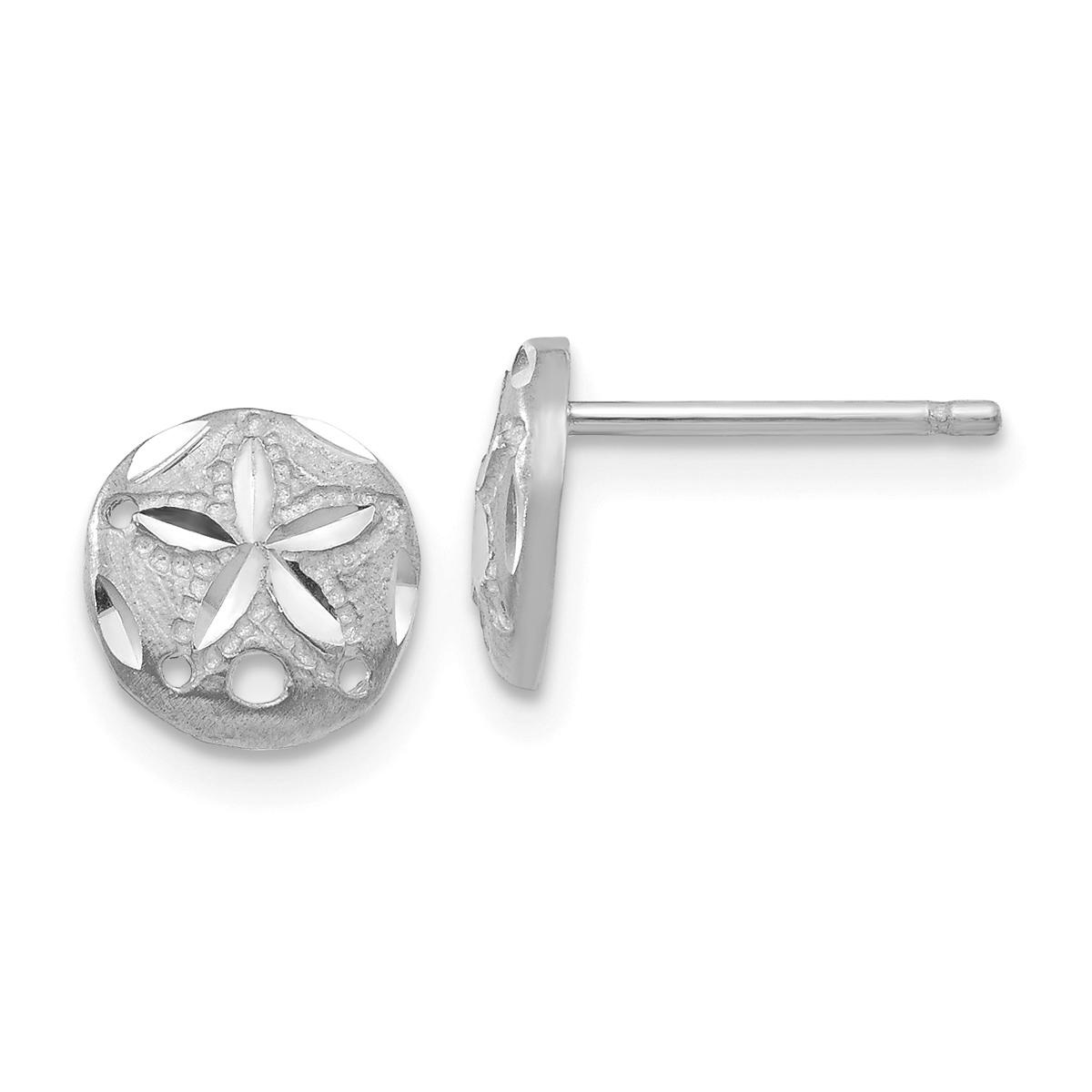 Click here for Gold Classics(tm) 14kt. White Gold Sand Dollar Stu... prices