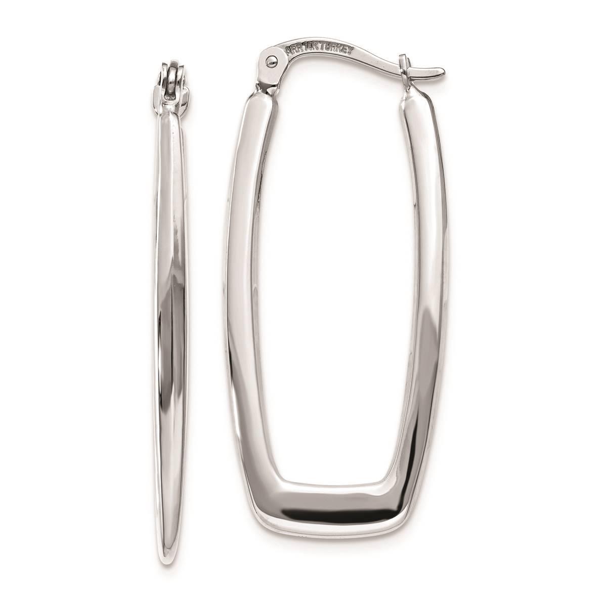 Click here for Gold Classics(tm) 14kt. White Gold 2.25mm Hoop Ear... prices