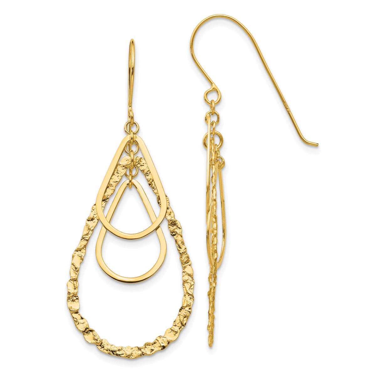 Click here for Gold Classics(tm) 14kt. Tear Drop Earrings prices