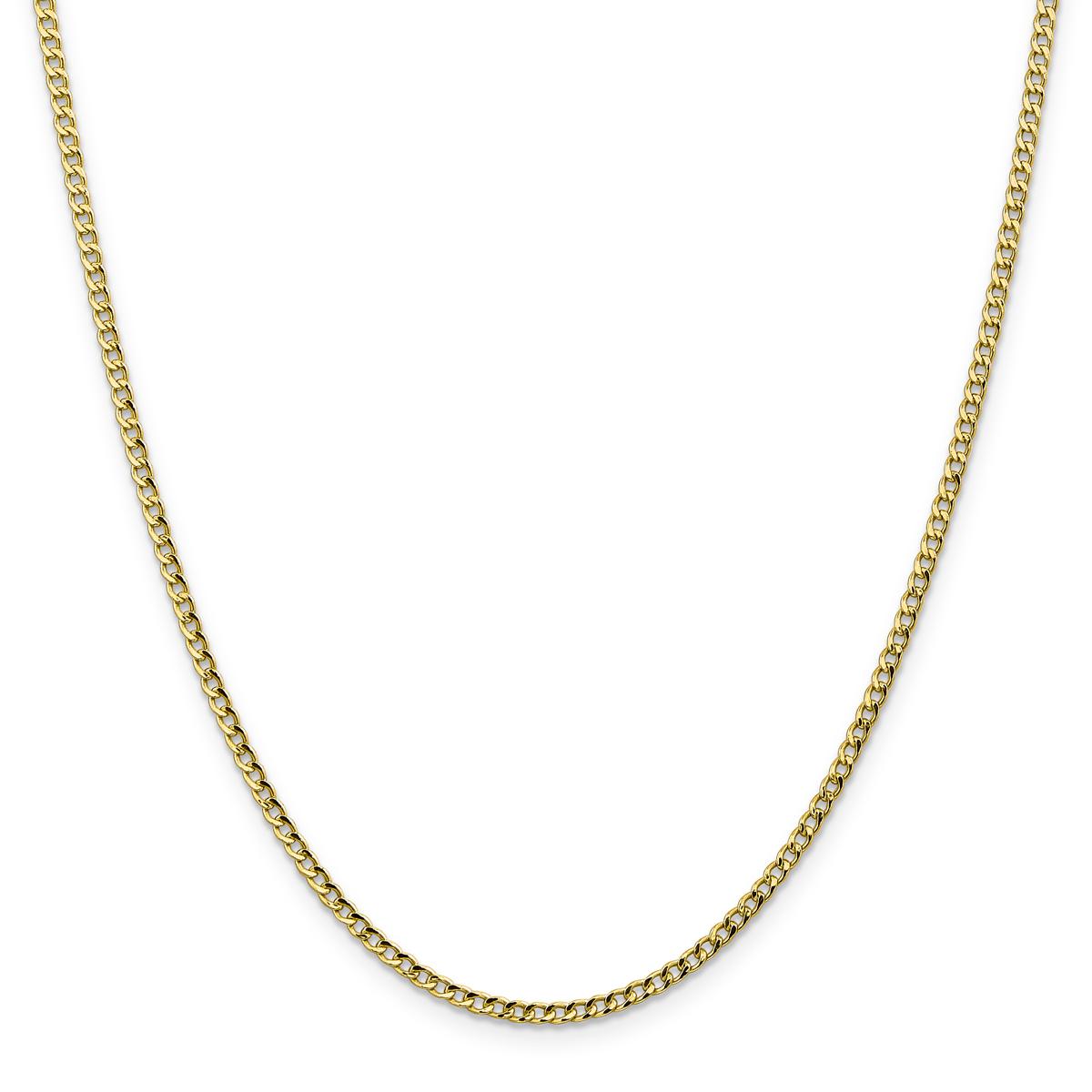 Click here for Unisex Gold Classics(tm) 10kt. 2.5mm 20in. Link Ch... prices