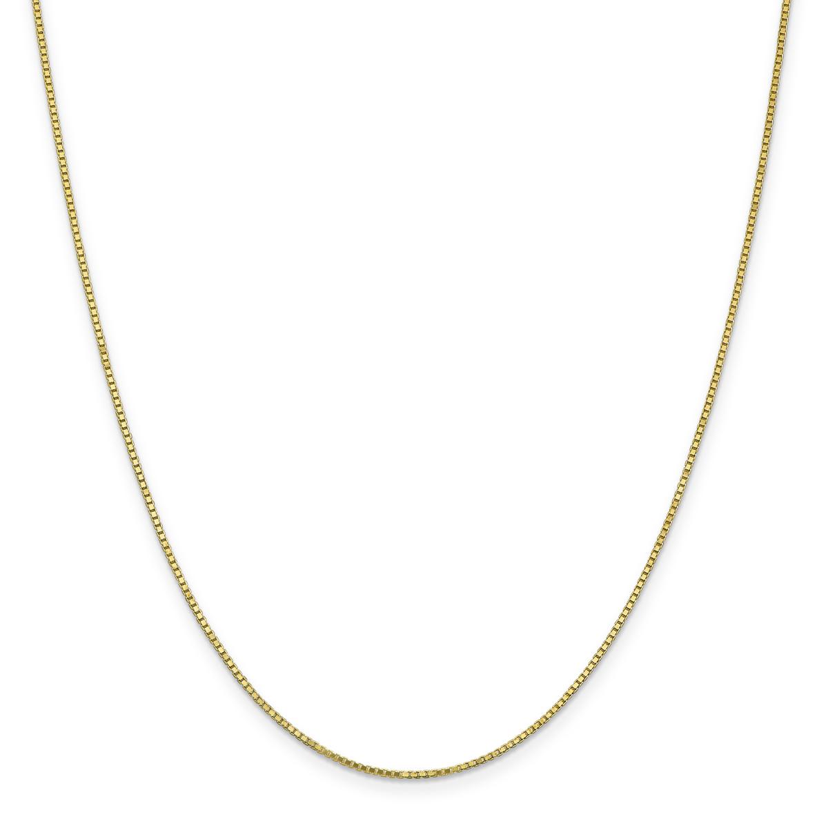 Click here for Gold Classics(tm) 10kt. 1.1mm 24in. Box Chain Neck... prices