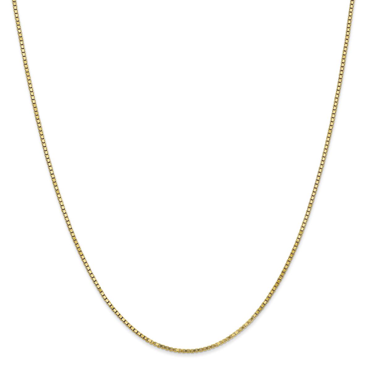 Click here for Gold Classics(tm) 10kt. Gold 1.30mm 16in. Box Chai... prices