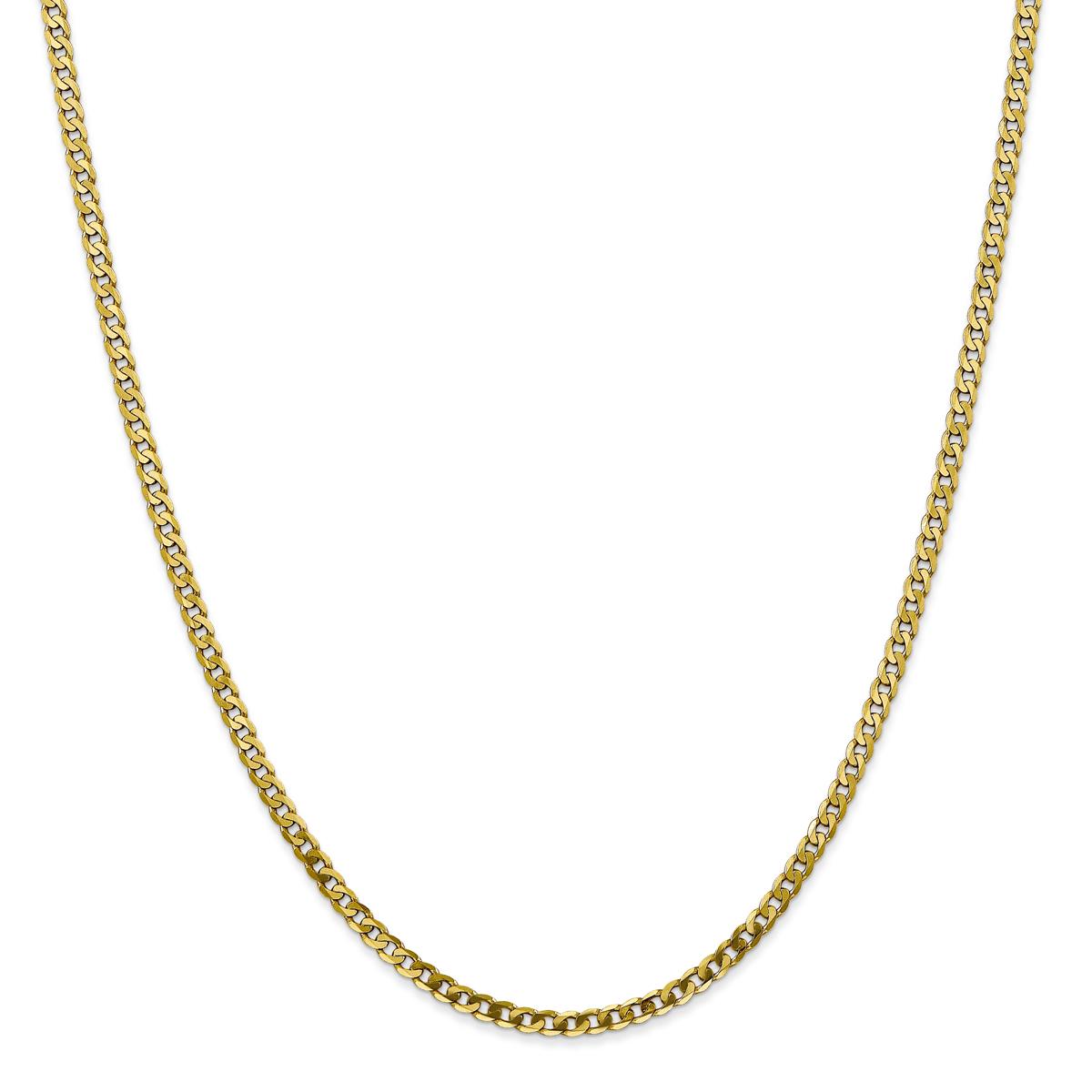 Click here for Unisex Gold Classics(tm) 10kt. 2.9mm 16in. Beveled... prices