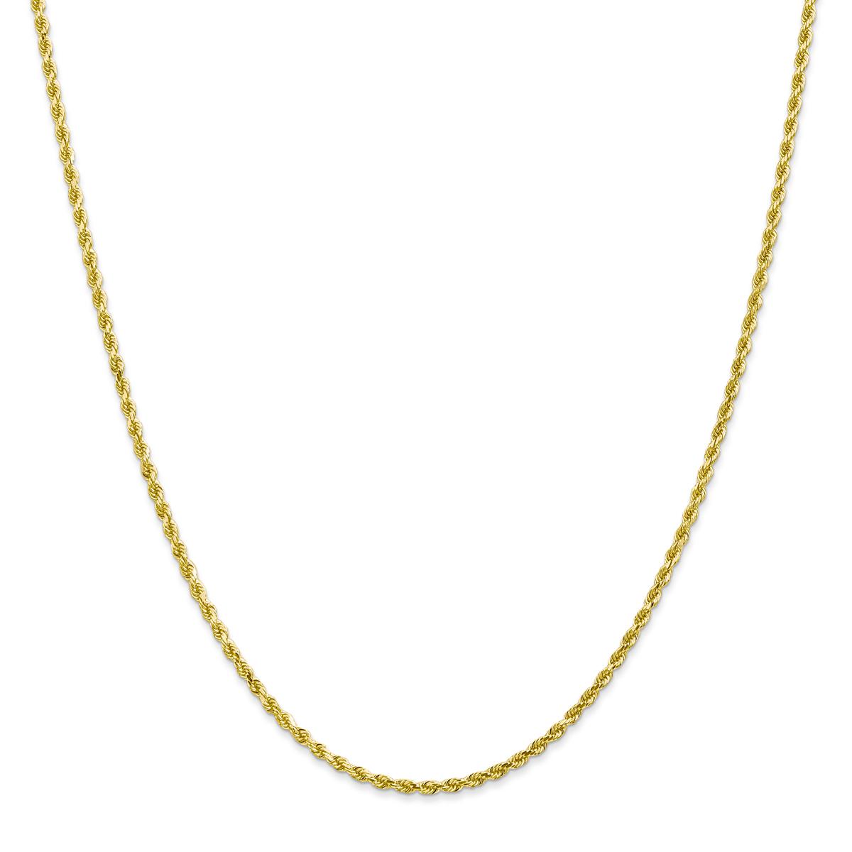 Click here for Gold Classics(tm) 10kt. 2mm 26in. Diamond-cut Rope... prices