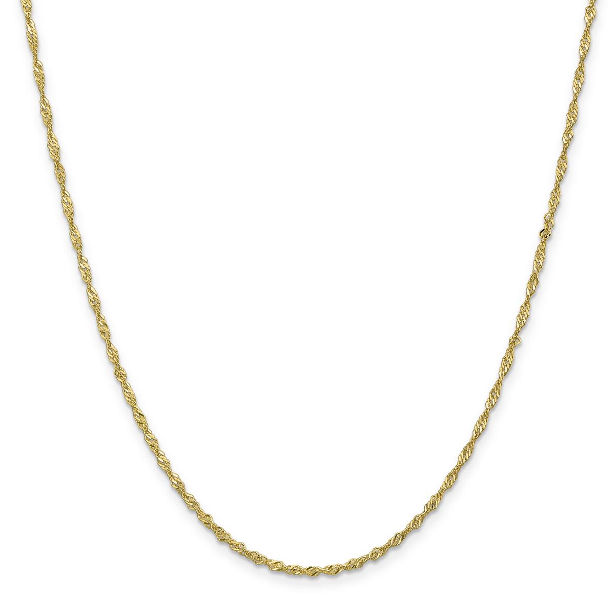 Click here for Adult Unisex Gold Classics(tm) 10kt.  20in. Singap... prices