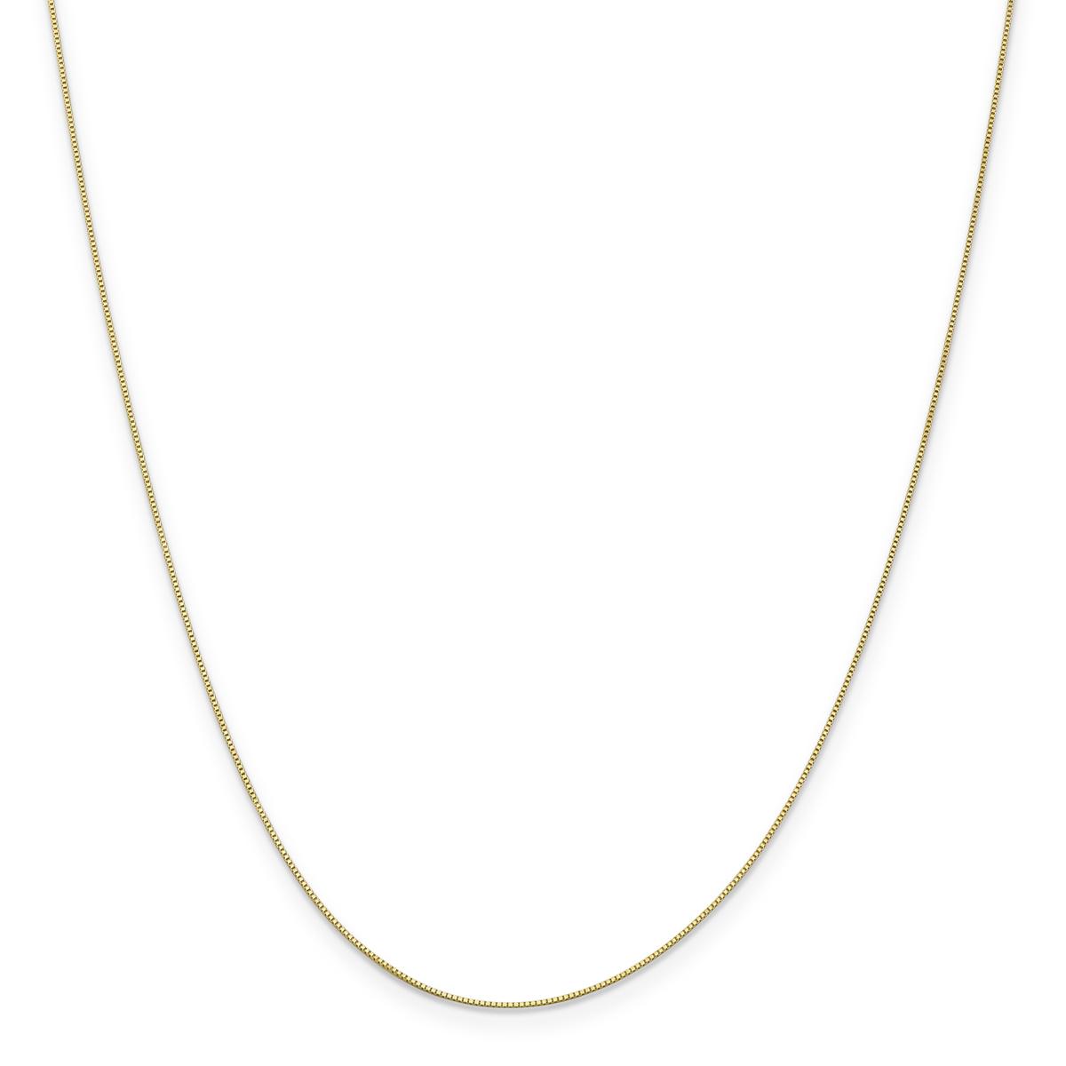 Click here for Gold Classics(tm) 10kt. Gold 0.5mm 24-in. Box Chai... prices