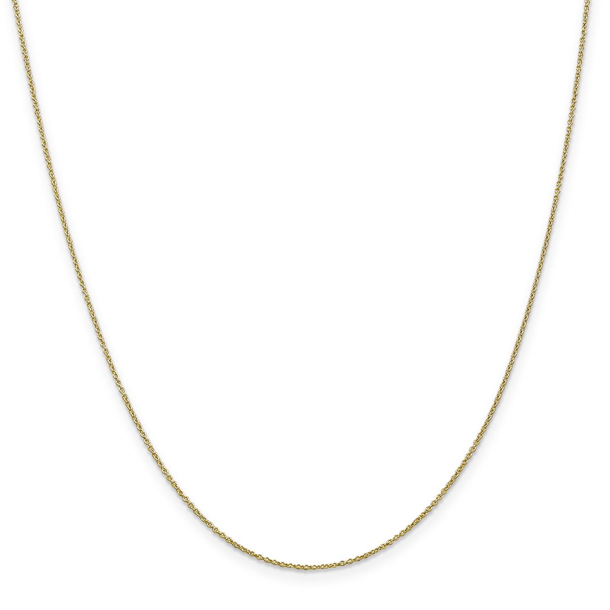 Click here for Gold Classics(tm) 10kt. 0.9mm 24in. Cable Chain Ne... prices