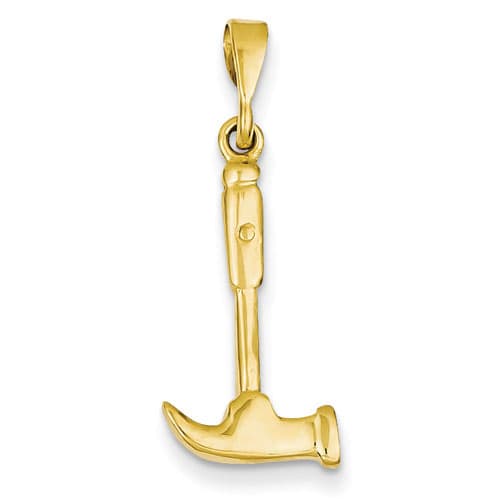 Click here for Gold Classics(tm) 14k. Hammer Pendant prices