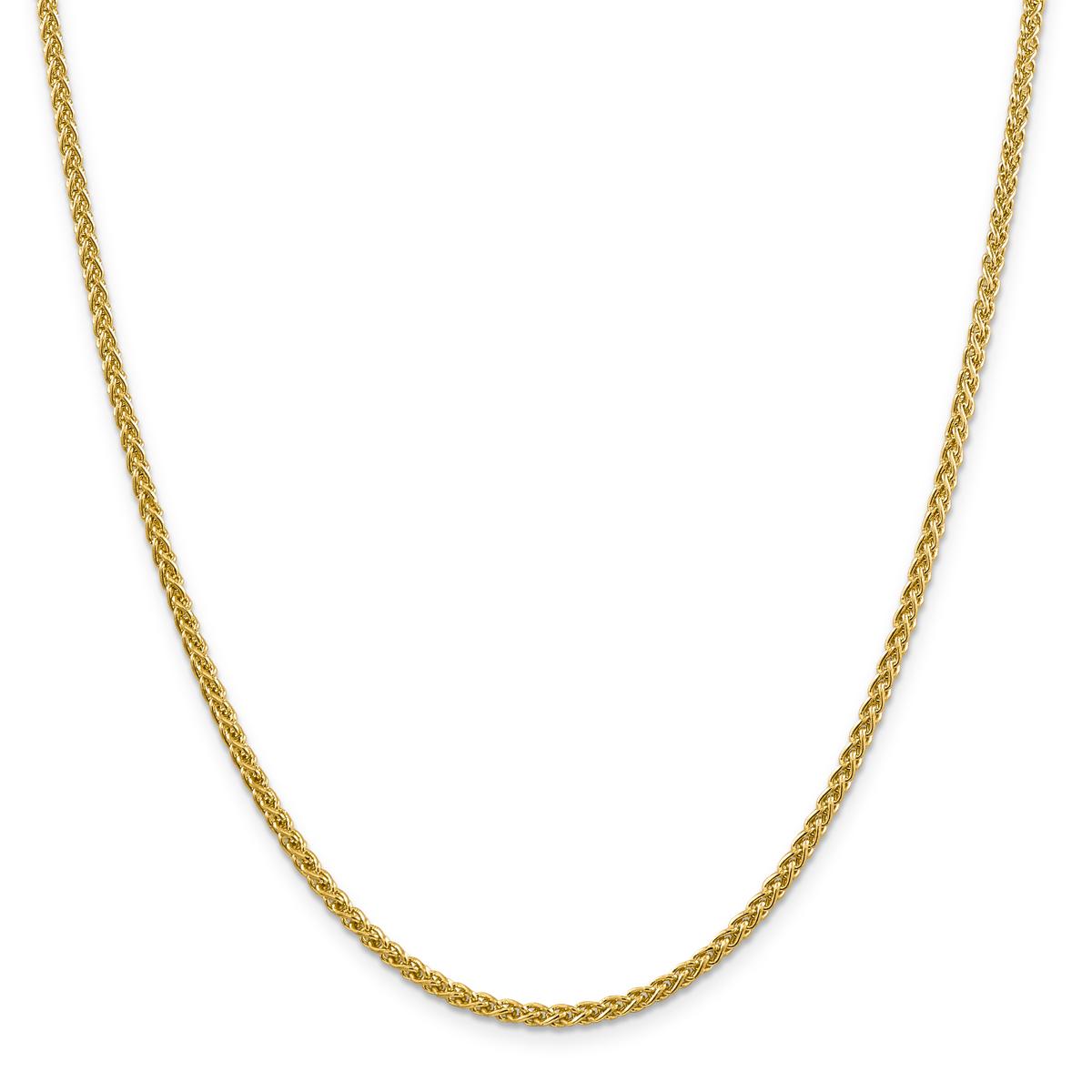 Click here for Gold Classics(tm) 2.75mm. 14kt. Semi-Solid Wheat C... prices