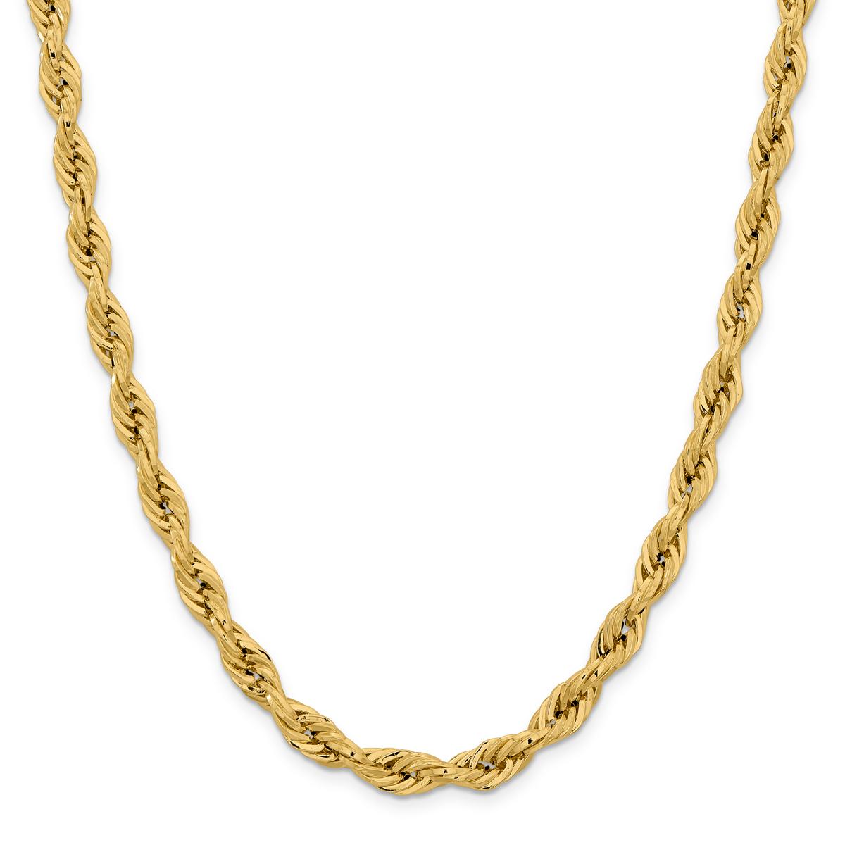 Click here for Mens Gold Classics(tm) 7.0mm. 14kt. Semi Solid Rop... prices