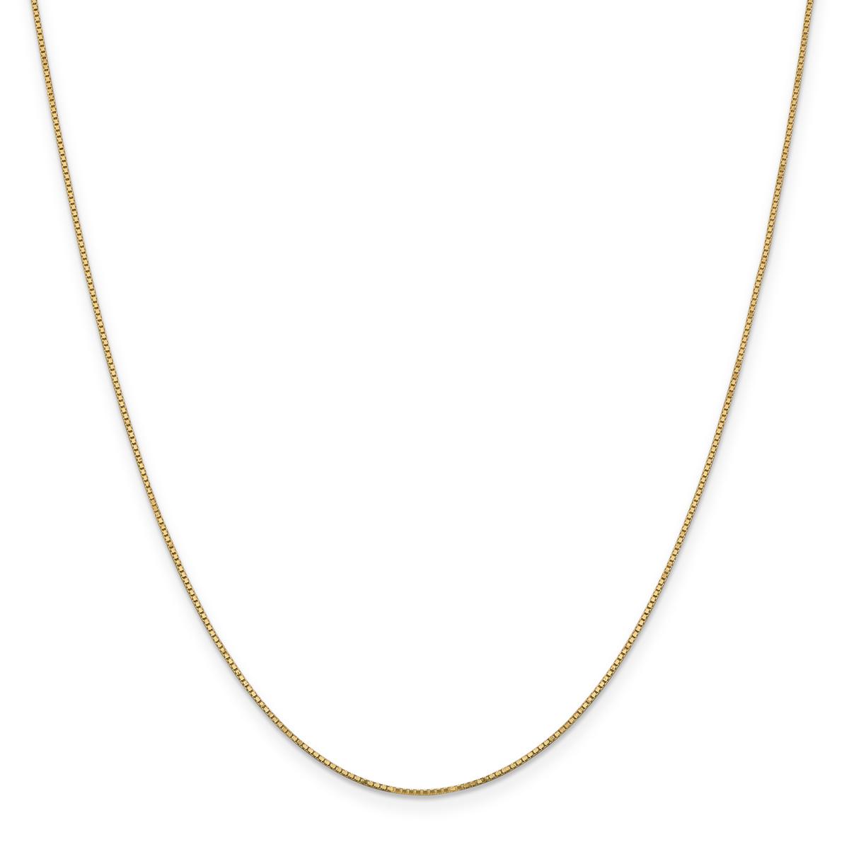 Click here for Unisex Gold Classics(tm) .90mm. Box 14in. Necklace... prices