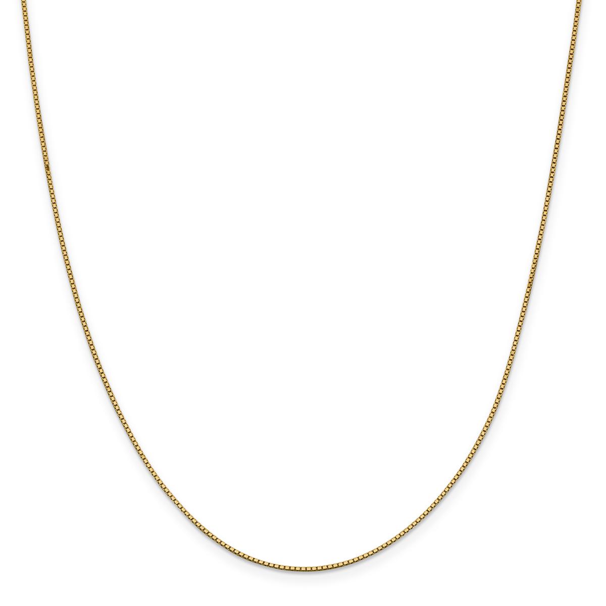 Click here for Gold Classics(tm) .95mm. 14kt. Gold Box Chain Neck... prices