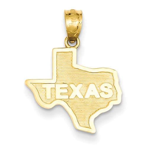 Click here for Gold Classics(tm) 14kt. State of Texas Pendant prices