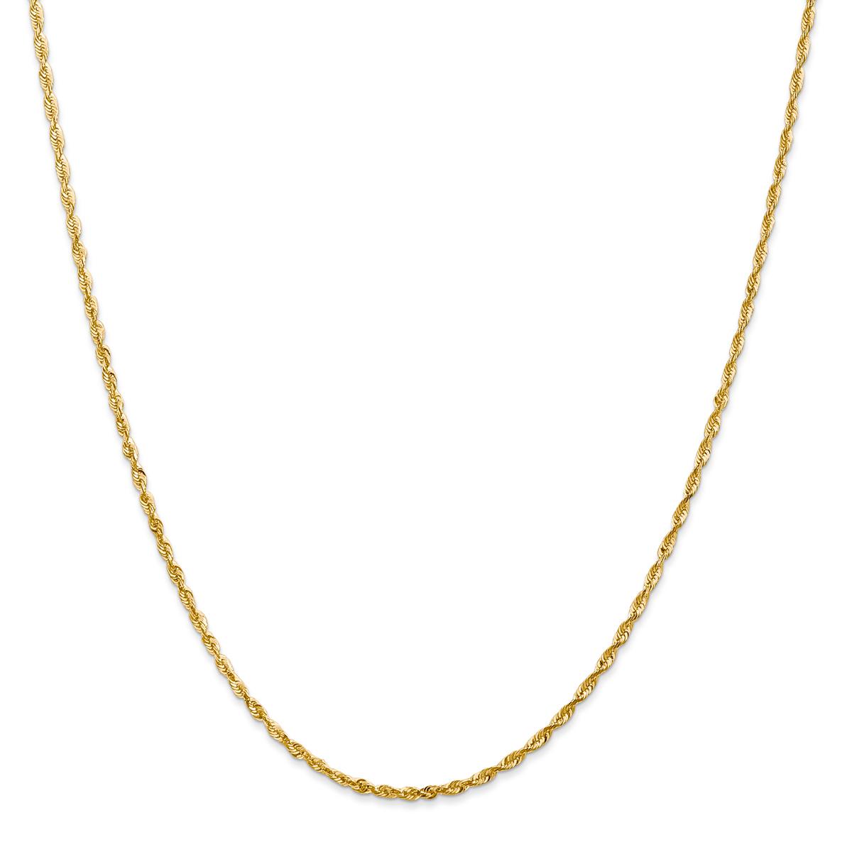 Click here for Gold Classics(tm) 2.0mm. 14kt. Diamond Cut Light R... prices