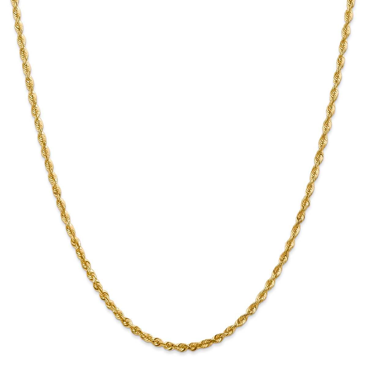 Click here for Unisex Gold Classics(tm)2.75mm.14kt. Diamond Cut L... prices