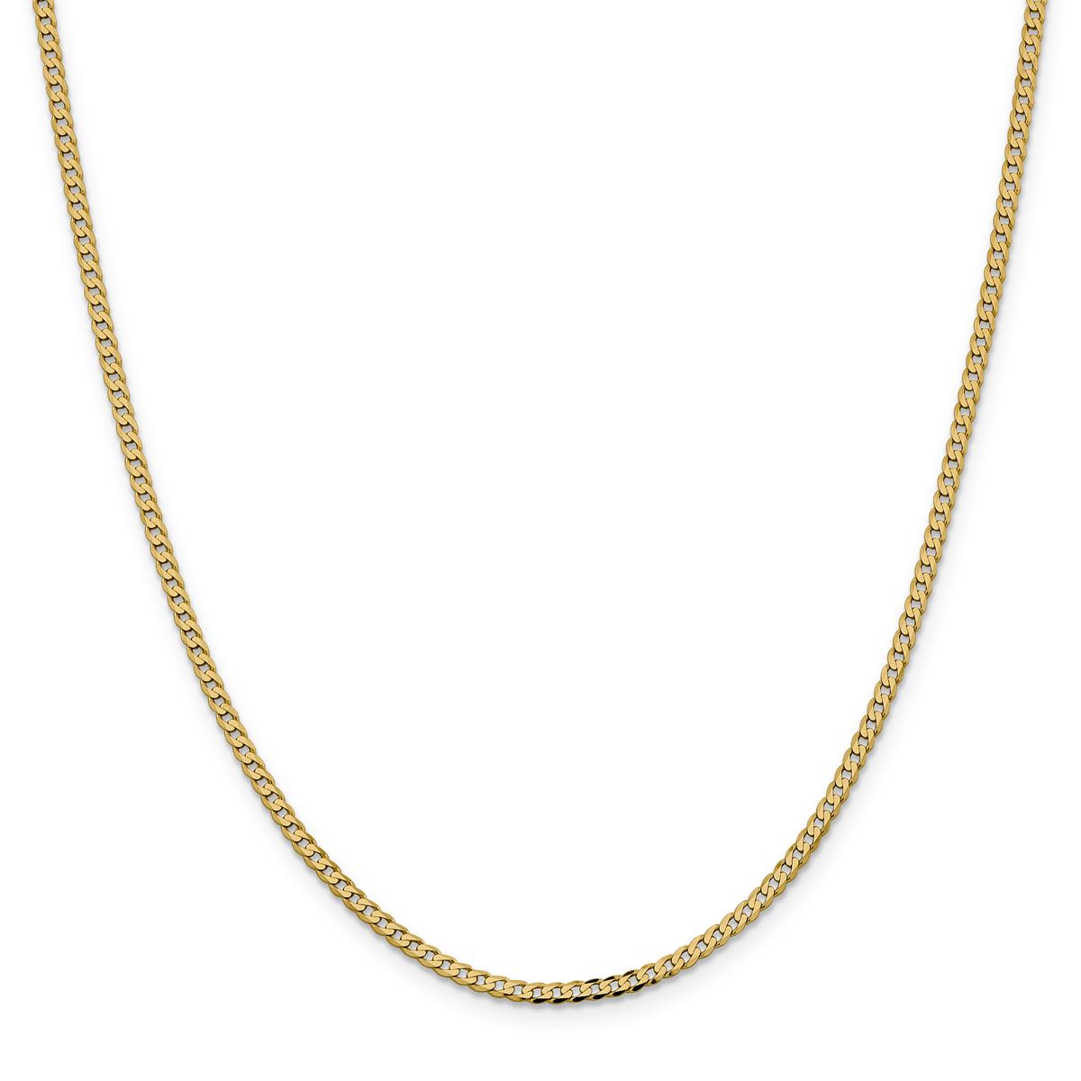 Click here for Unisex Gold Classics(tm)2.3mm.14kt. Gold Beveled C... prices