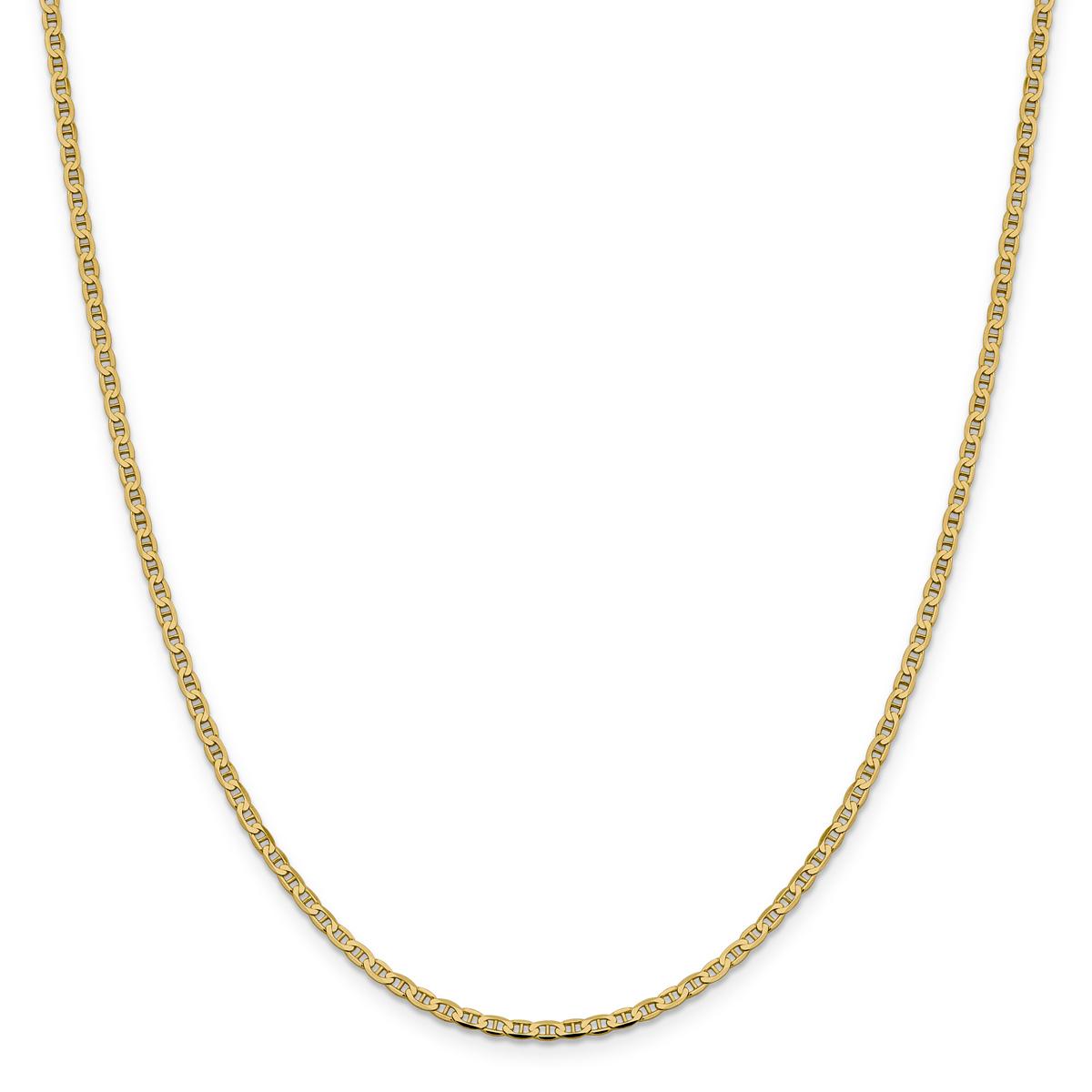 Click here for Gold Classics(tm) 2.4mm. Concave Anchor Chain Neck... prices