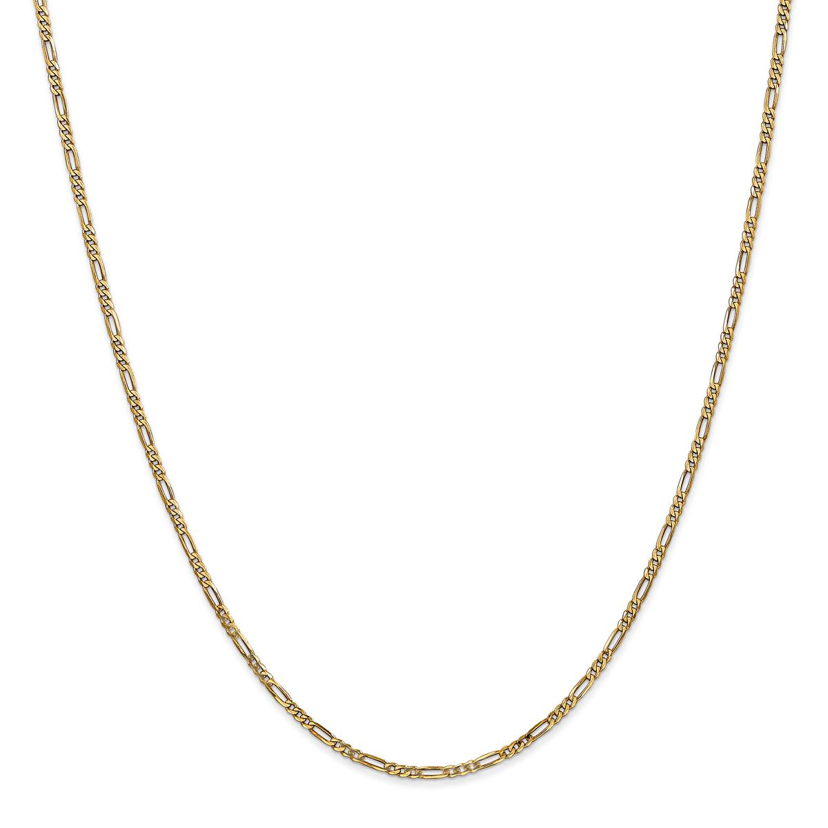 Click here for Gold Classics(tm) 1.80mm. 14kt. Gold Flat Figaro C... prices