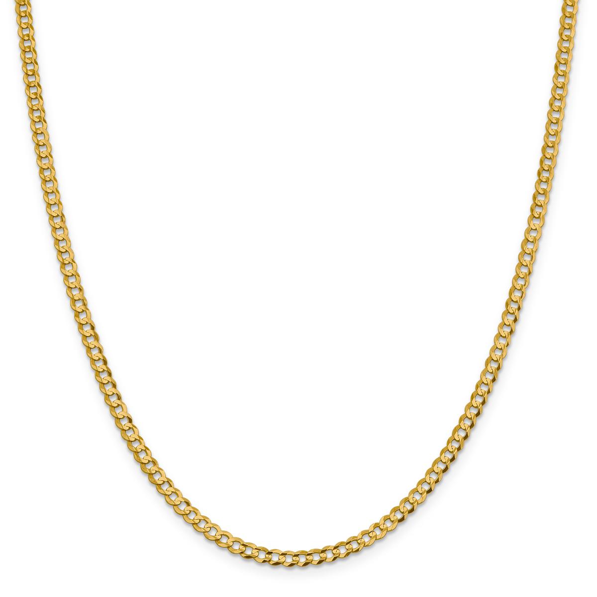Click here for Unisex Gold Classics(tm) 3.7mm. Solid Polished Lig... prices