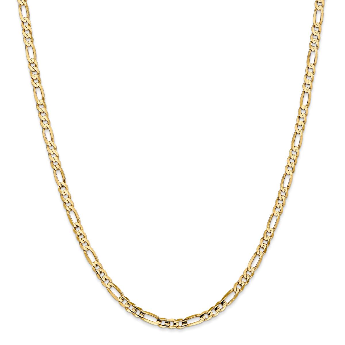 Click here for Mens Gold Classics(tm) 4mm. 14kt. Concave Open Fig... prices