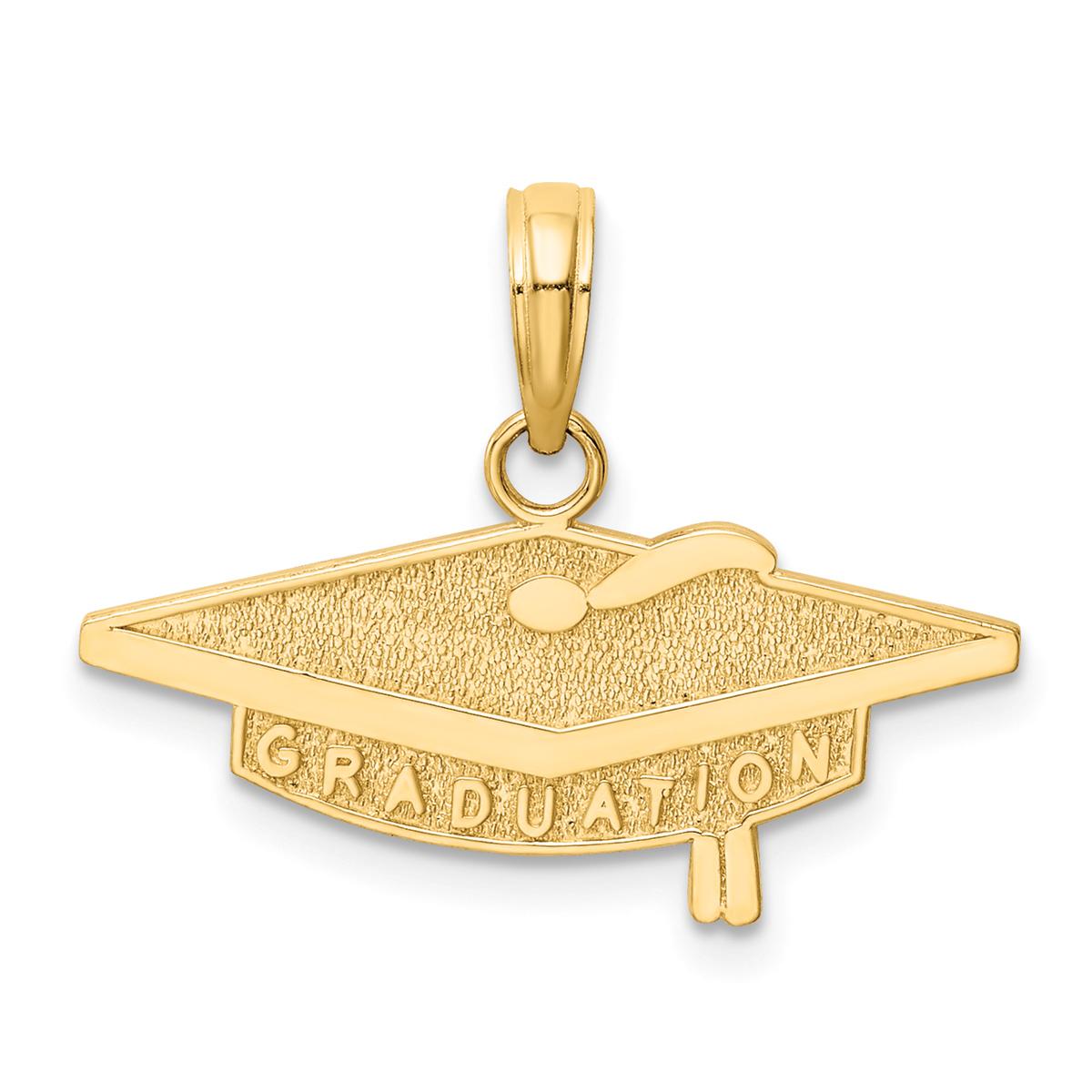 Click here for Unisex Gold Classics(tm) 14kt. Graduation Cap Char... prices