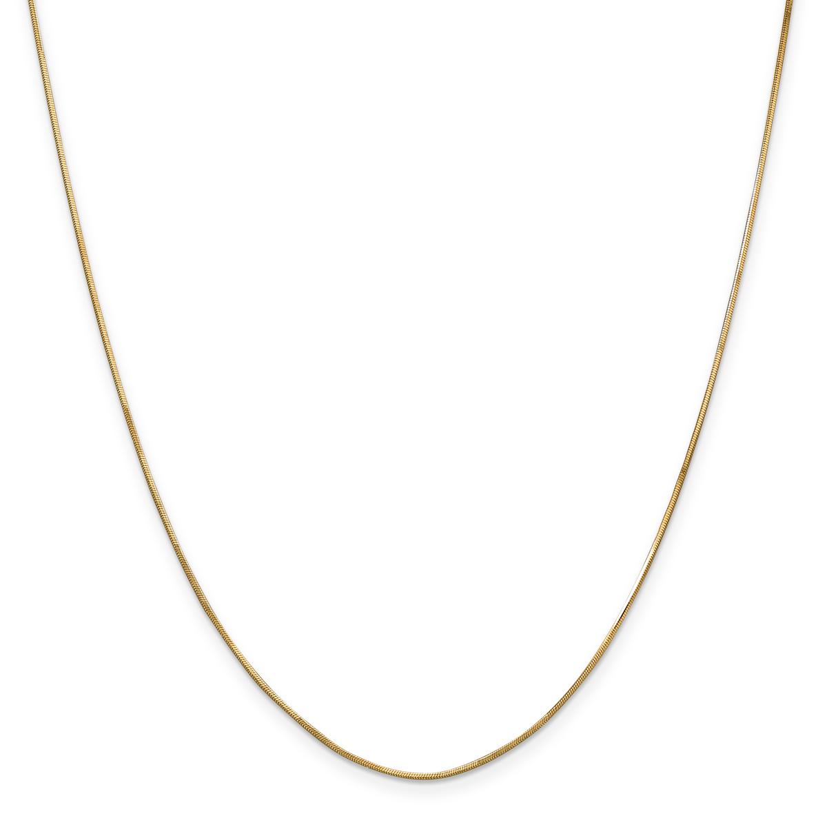 Click here for Gold Classics(tm) 1.00mm. 14kt. Gold Octagonal Sna... prices