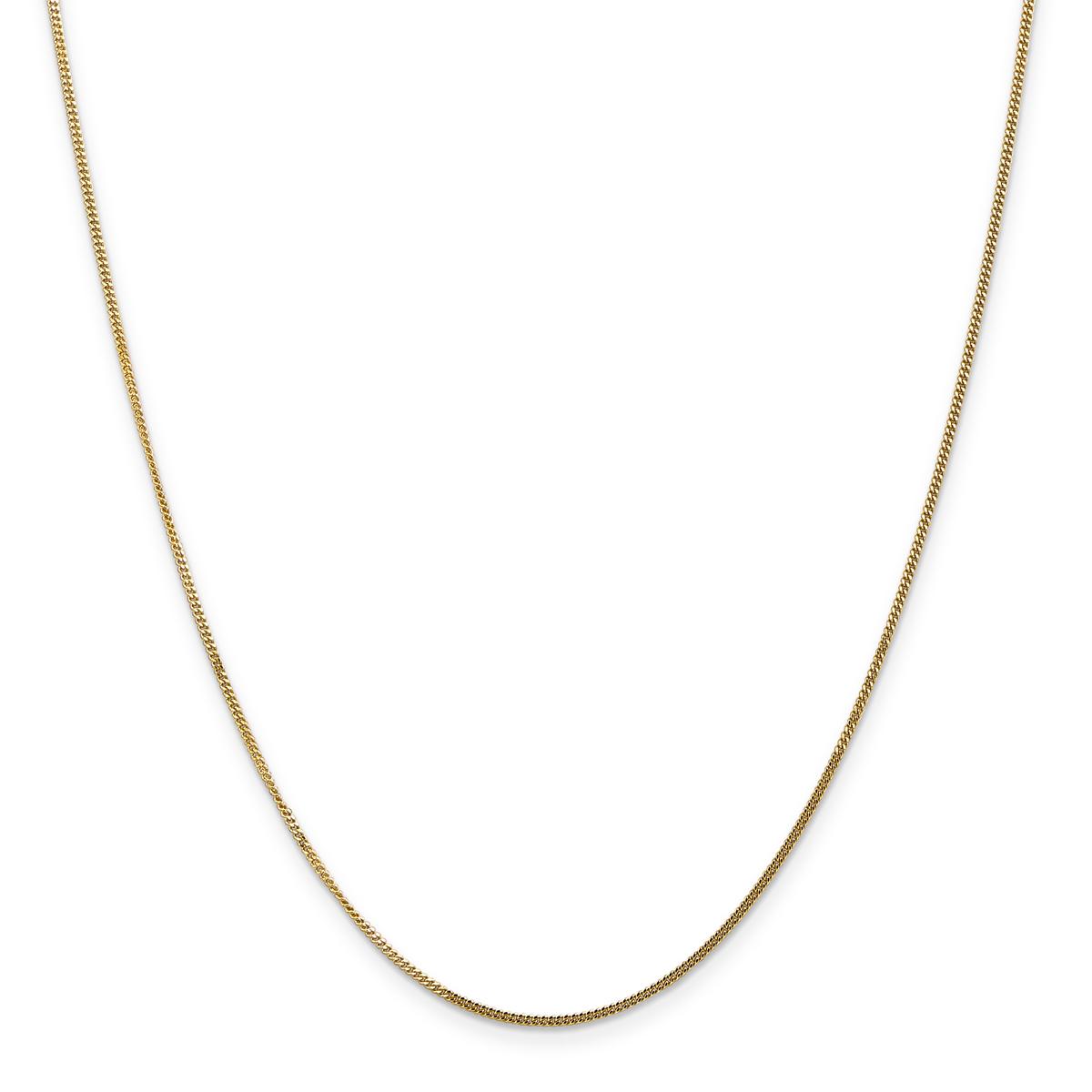 Click here for Gold Classics(tm) 1.3mm. 14kt. Gold Curb Chain Nec... prices