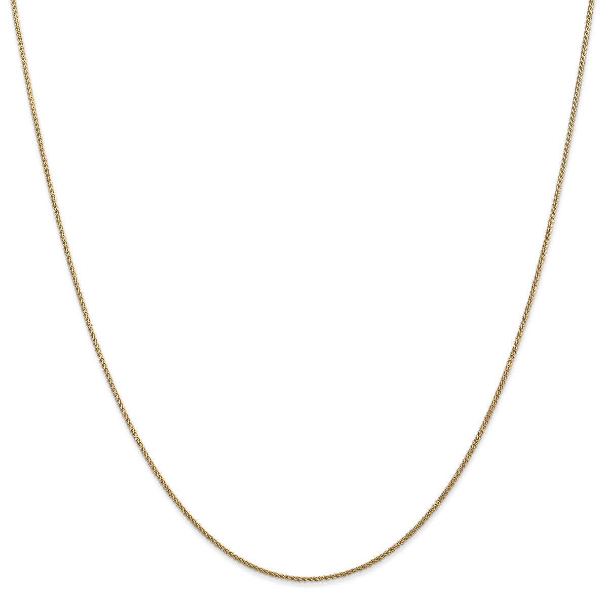 Click here for Gold Classics(tm) 1.0mm. 14kt. Solid Diamond Cut S... prices