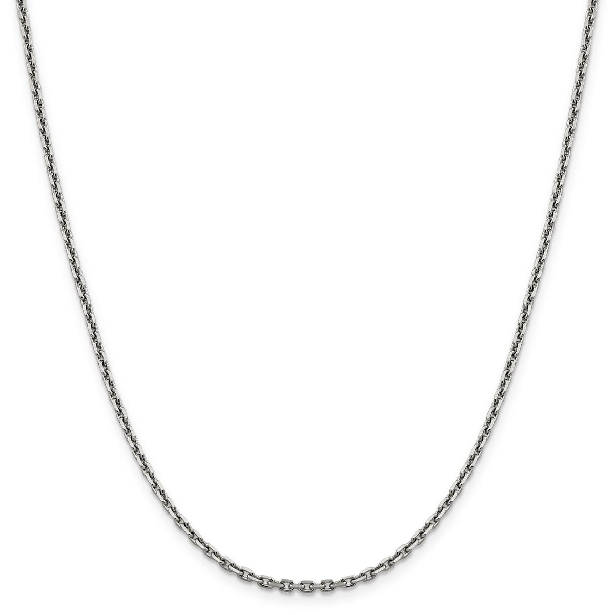 Click here for Gold Classics(tm) 2.5mm. White Gold Diamond Cut Ne... prices