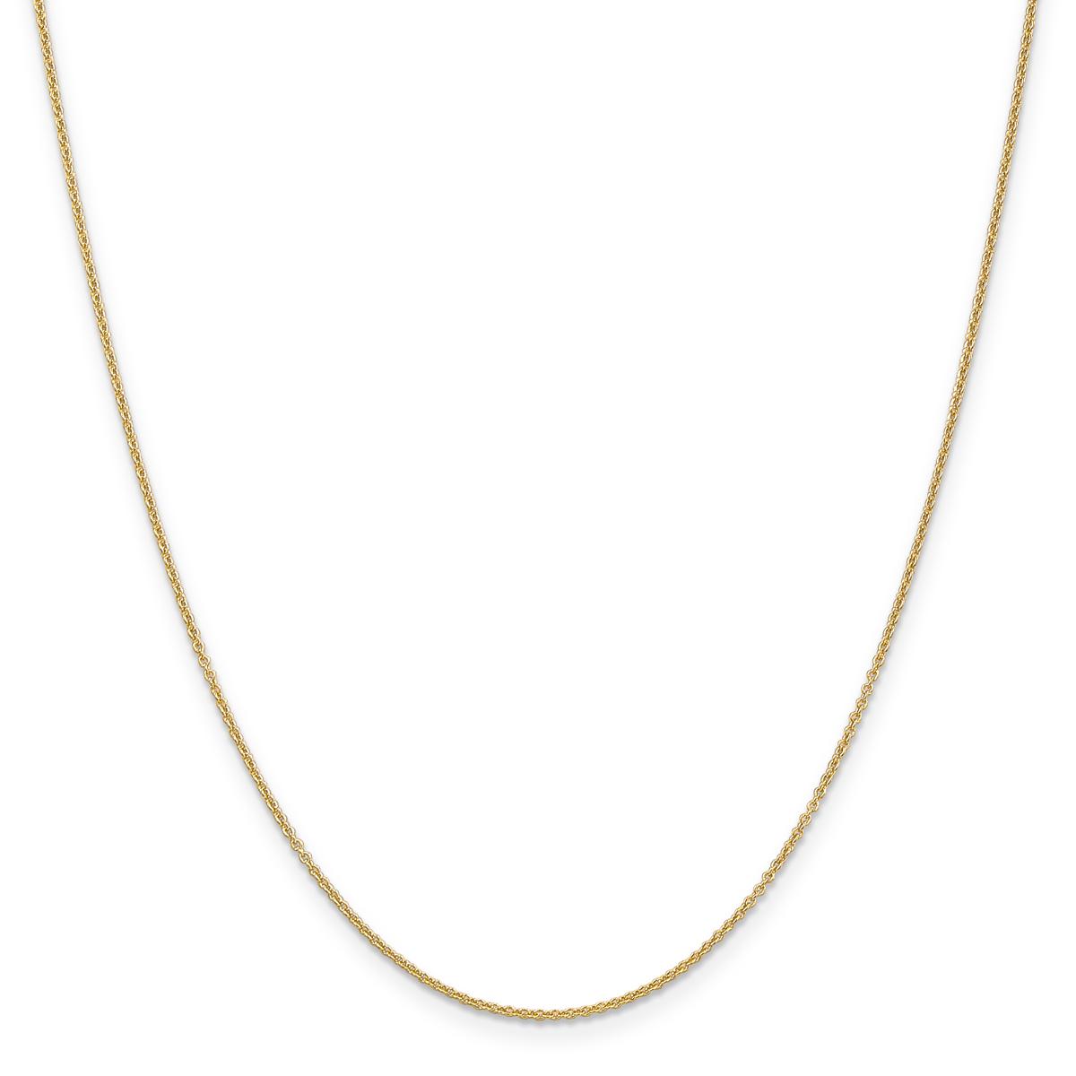 Click here for Gold Classics(tm) 1.2mm. 14kt. Gold Cable Chain Ne... prices