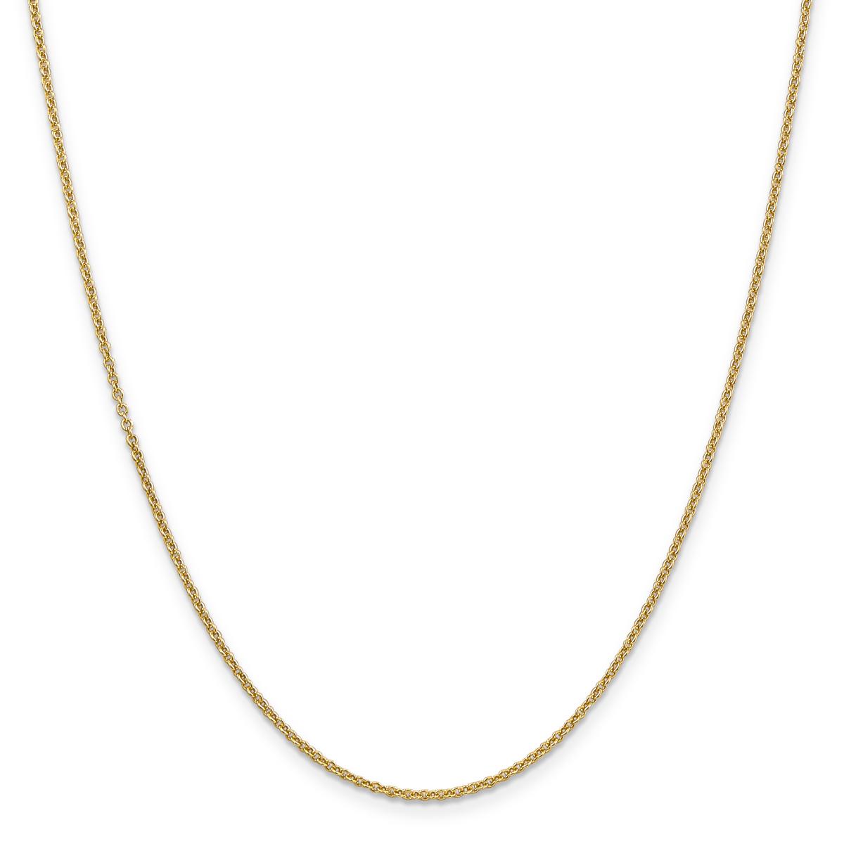 Click here for Gold Classics(tm) 1.6mm. 14kt. Gold Cable Chain Ne... prices