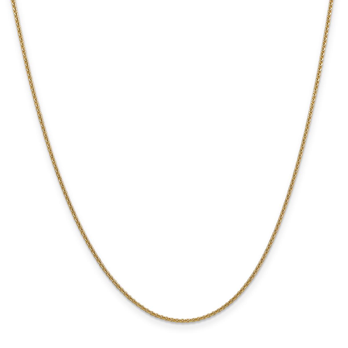 Click here for Unisex Gold Classics(tm) 1.4mm. 14kt. Gold Cable 1... prices
