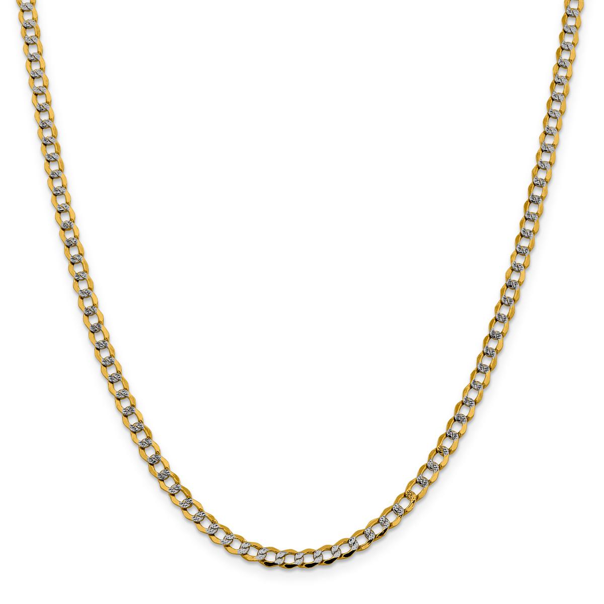 Click here for Mens Gold Classics(tm) 4.3mm. 14kt. Semi Solid Pav... prices