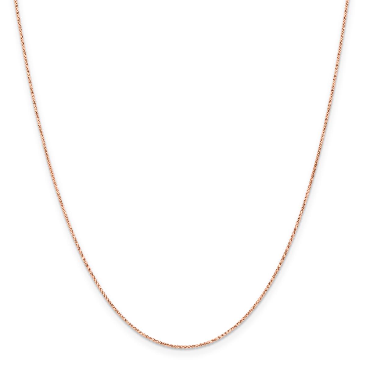 Click here for Gold Classics(tm) 1mm. 14kt. Rose Gold Spiga Chain... prices