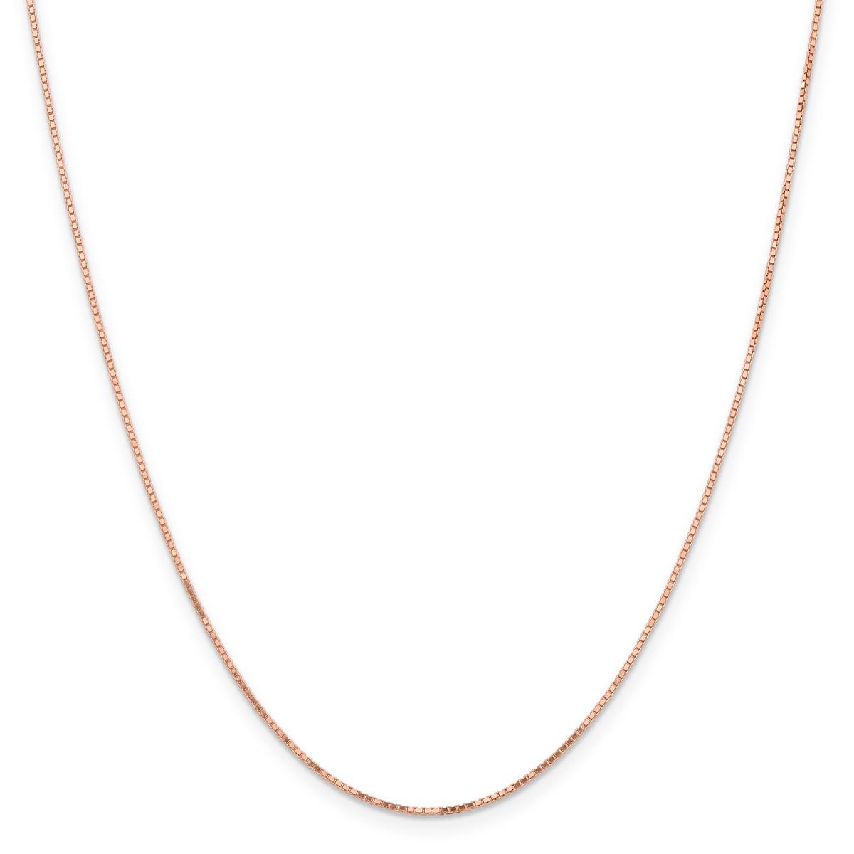 Click here for Gold Classics(tm) .95mm. 14kt. Rose Gold Box Chain... prices