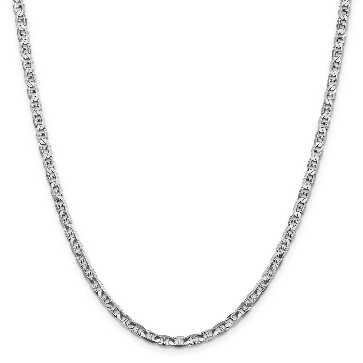 Click here for Unisex Gold Classics(tm) 3.75mm. White Gold Concav... prices