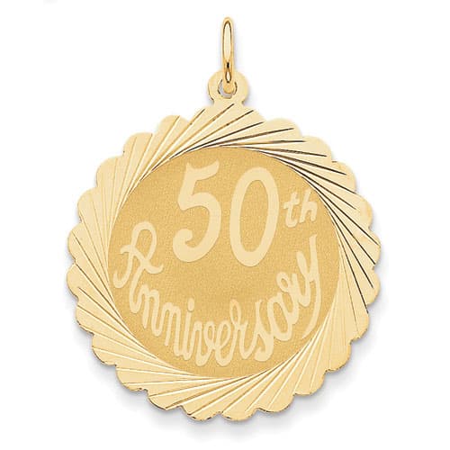 Click here for Gold Classics(tm) 14kt. Gold 50th Anniversary Char... prices